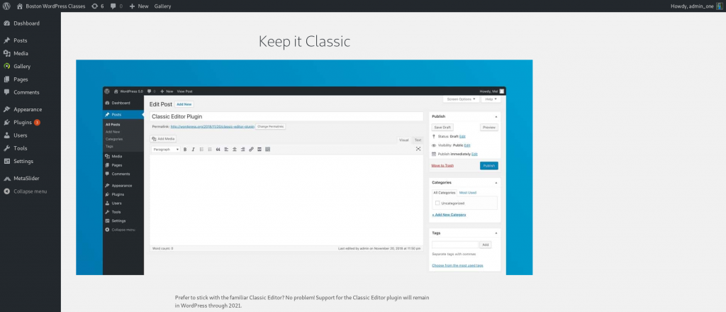 How to Avoid the Gutenberg WordPress Editor … And Save Your Site - BBDS ...